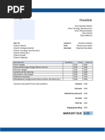 Hotel Bill Format in Word | PDF