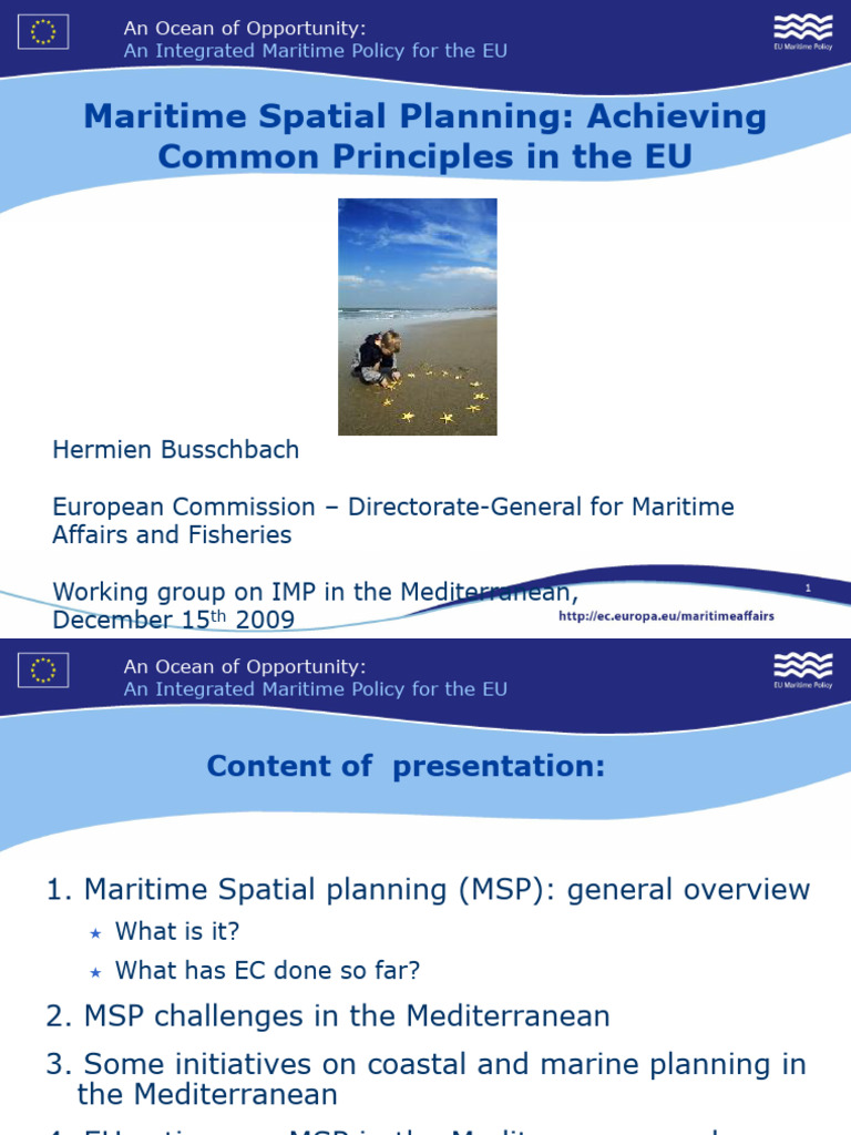 Maritime Spatial Planning en | PDF | European Union | Coast