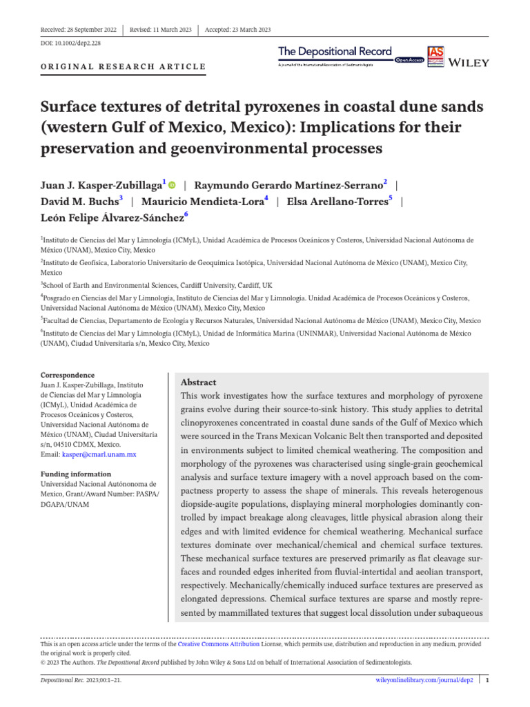 The Depositional Record | PDF | Area | Dune