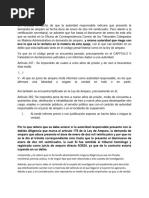 El Informe Previo y El Informe Justificado Son Documentos Que Se Presentan en Un Juicio de ...