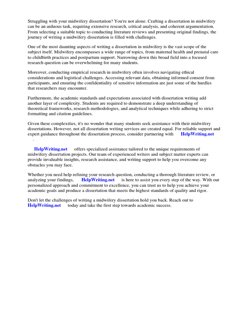 Dissertation Subjects Midwifery | PDF | Midwife | Midwifery