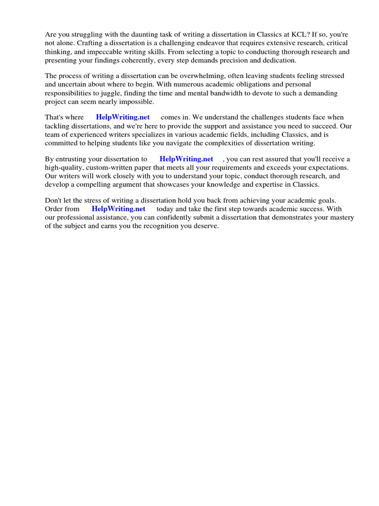 Dissertation KCL Classics | PDF | Libraries | Thesis