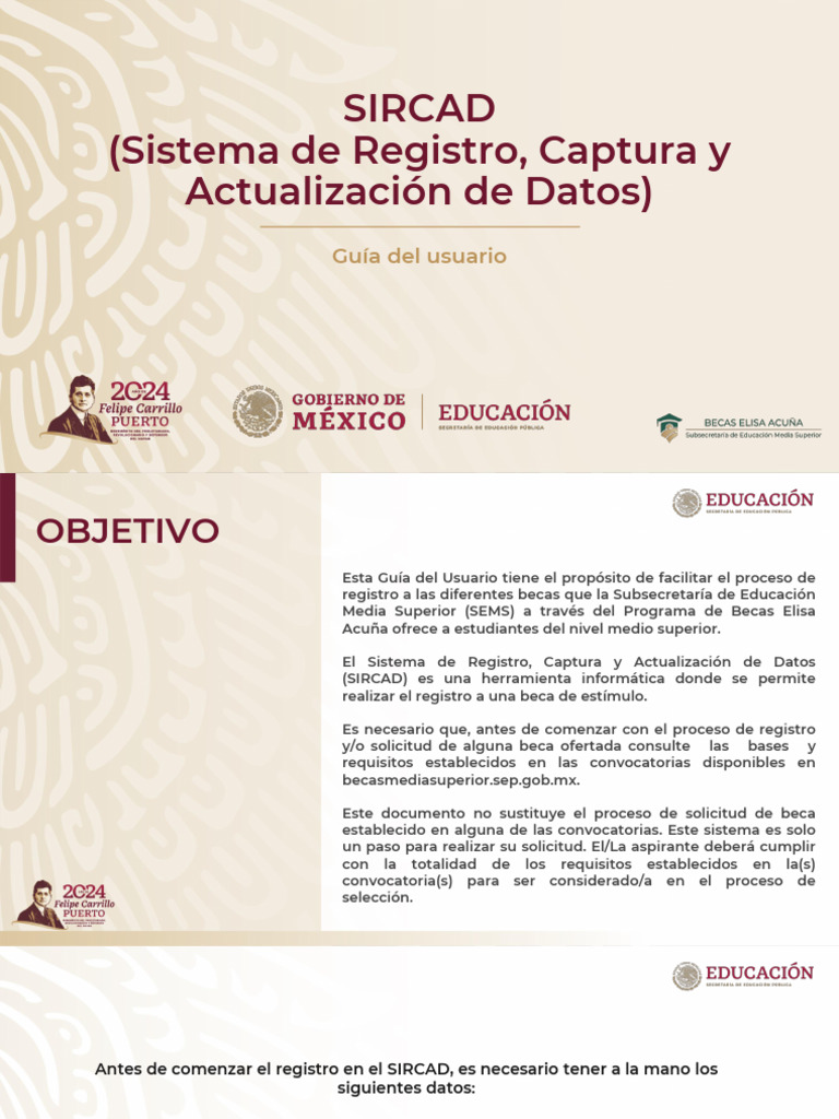 Guía SIRCAD 2024 | Descargar gratis PDF | Contraseña | Informática