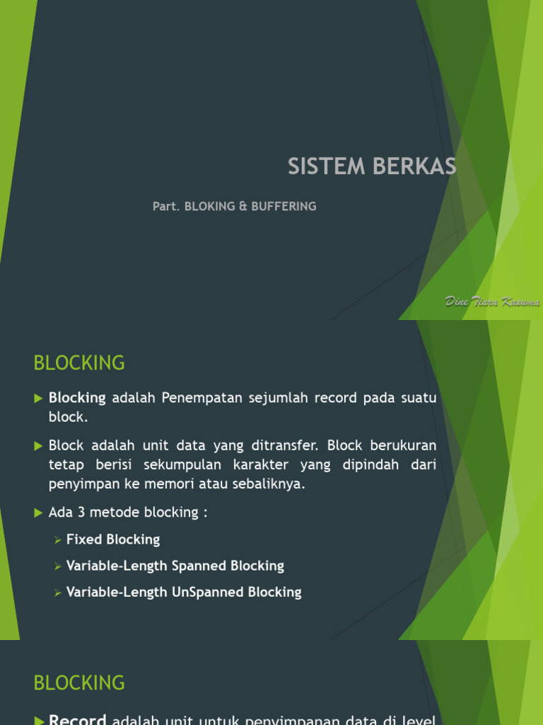 SIBER - Blocking Dan Buffering | PDF
