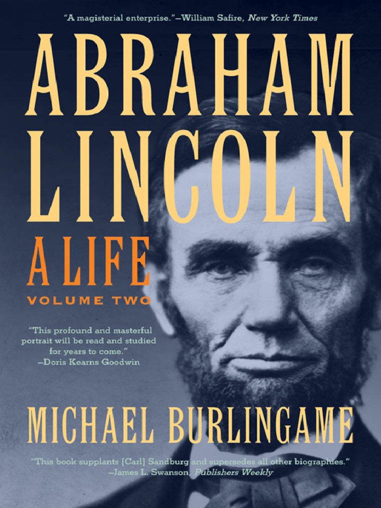 Abraham Lincoln - A Life, Volume 2 (PDFDrive) | PDF | Abraham Lincoln ...