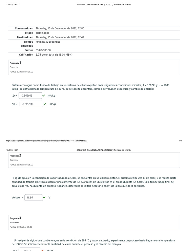 1 SEGUNDO EXAMEN PARCIAL. (DIC2022) - Revisión Del Intento | PDF