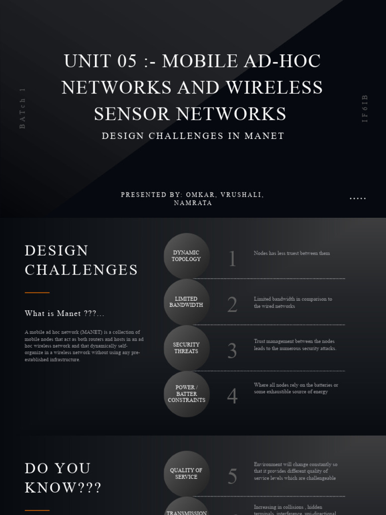 WMN Presntation | PDF | Wireless Ad Hoc Network | Computer Network