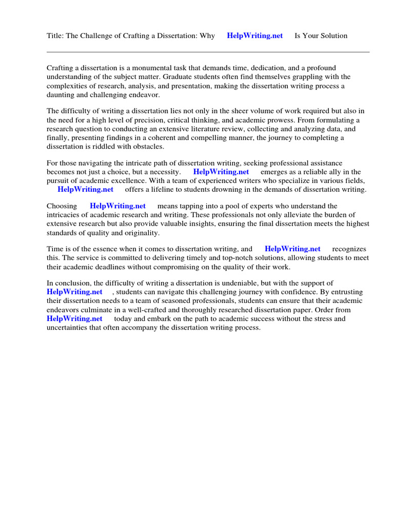 Sample Dissertation Paper | PDF | Thesis | Economic Growth