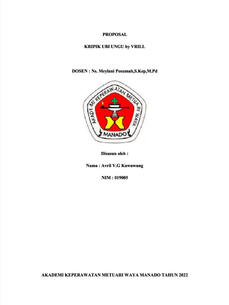 PROPOSAL UKOM BDP | PDF