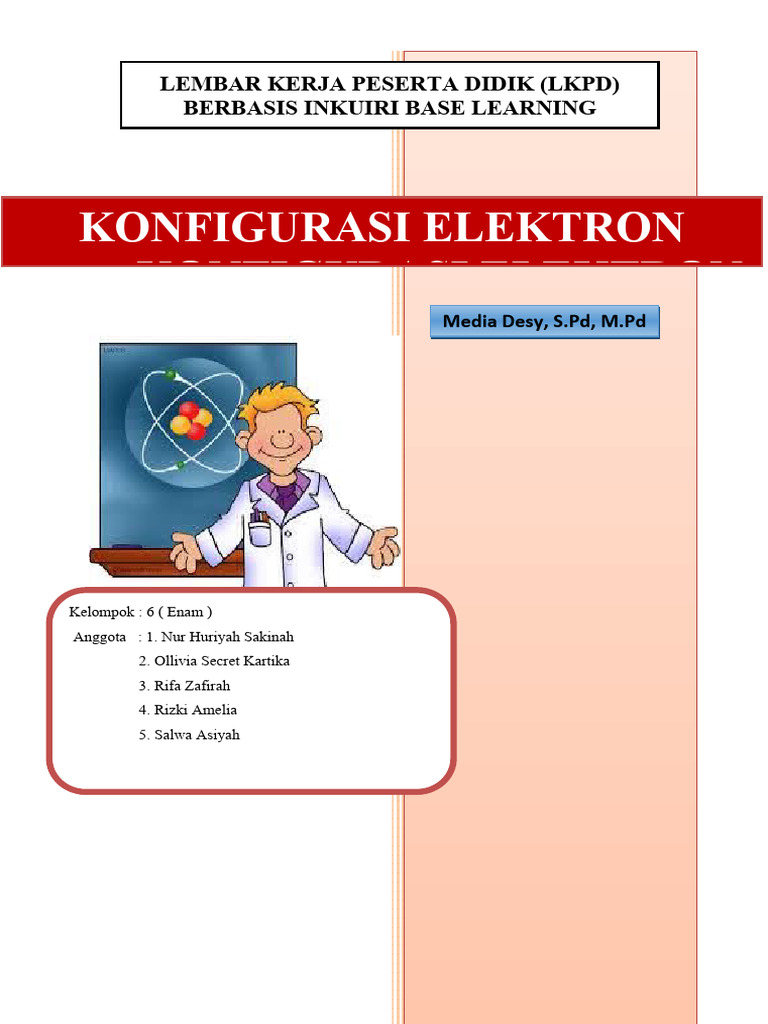 LKPD Konfigurasi Elektron | PDF