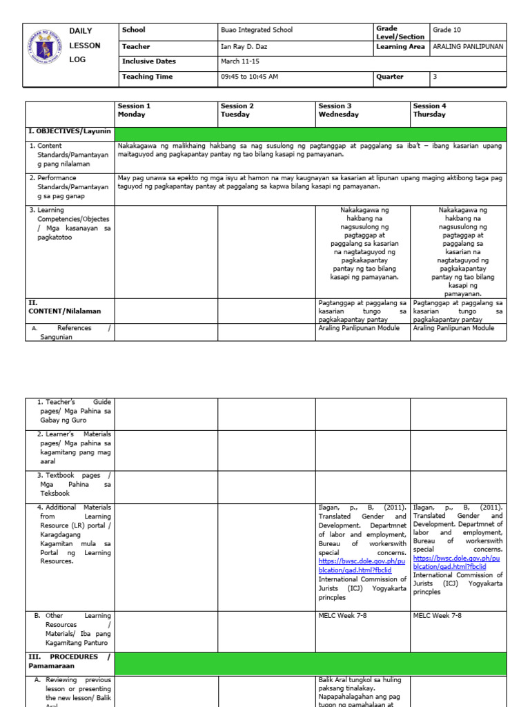 AP10 3rd Quarter | PDF