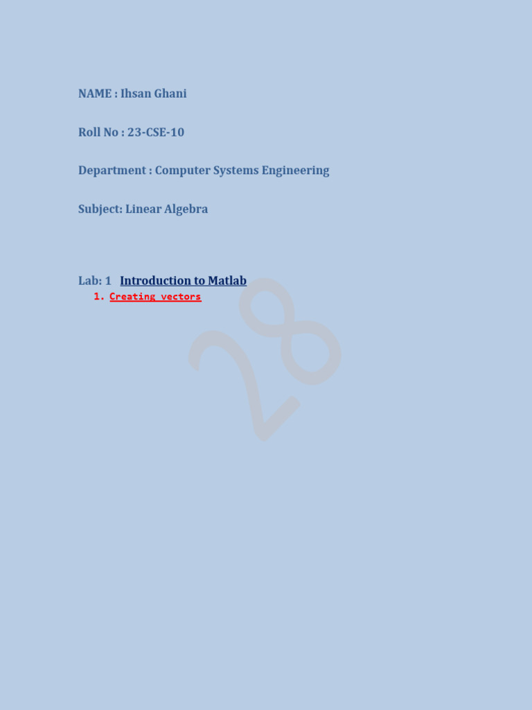 Ihsan Ghani | PDF | Visual Cortex | Matrix (Mathematics)