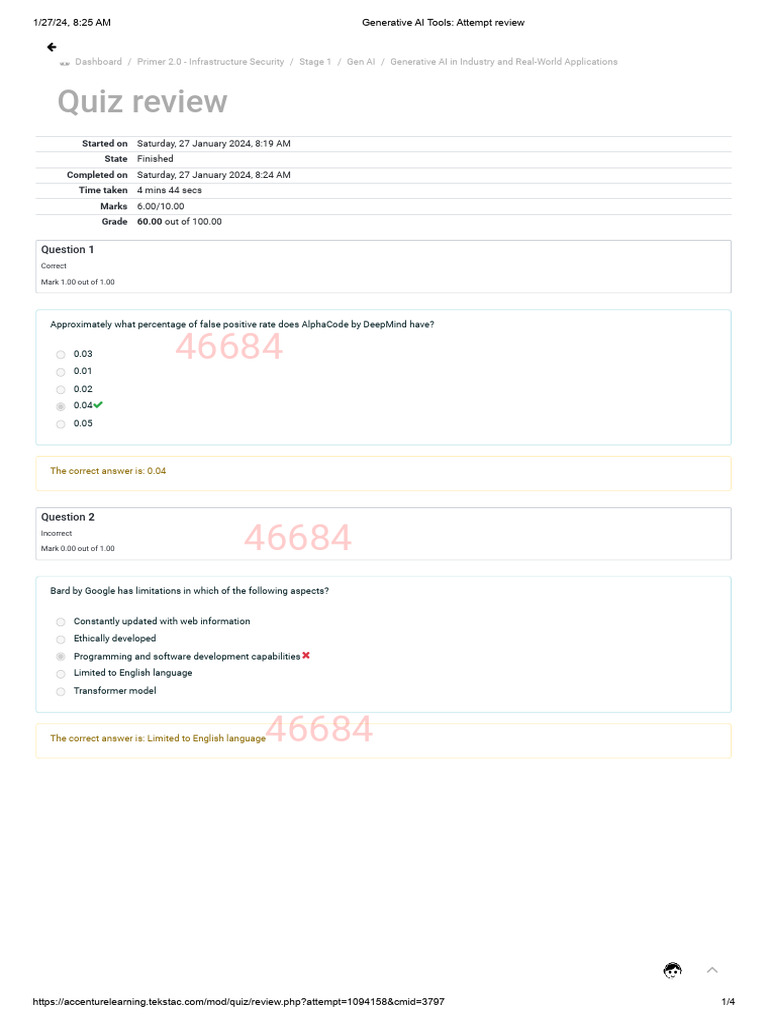 Generative AI Tools - Attempt Review | PDF | Artificial Intelligence | Intelligence (AI) & Semantics