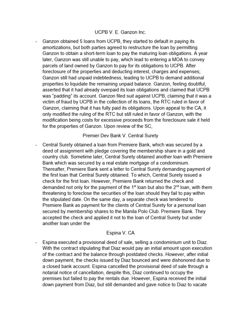 Ucpb V | PDF | Loans | Foreclosure