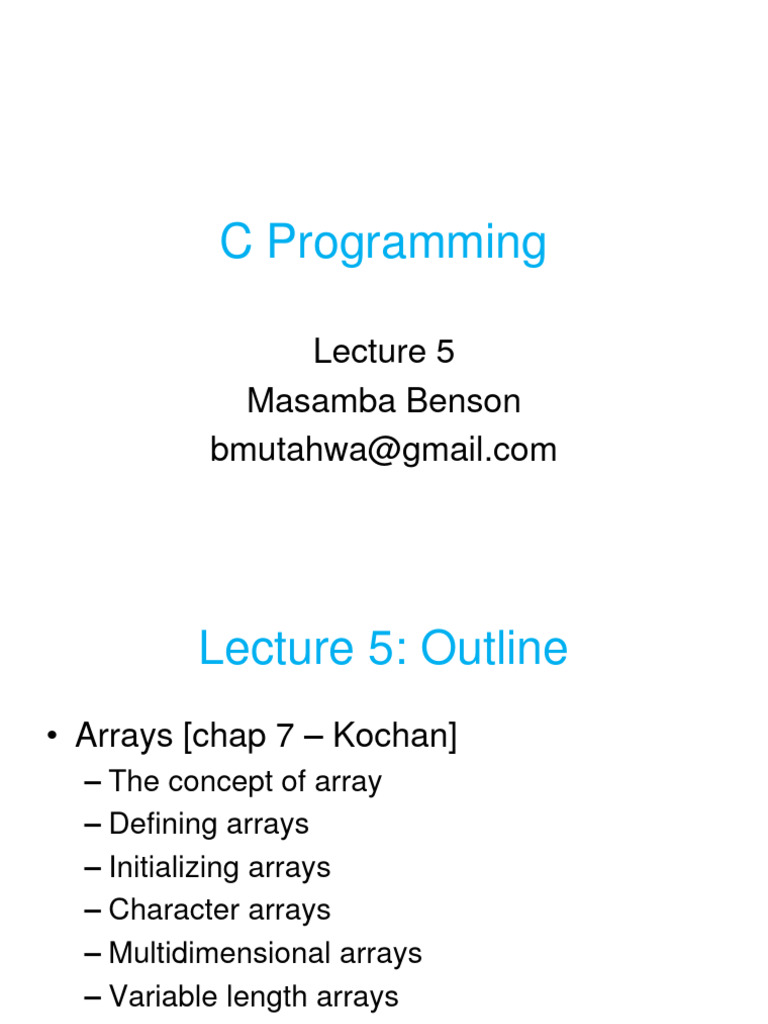 Lecture5 065622 Pdf Integer Computer Science Computer Programming 