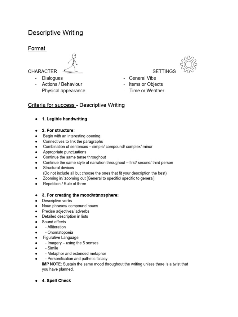 Criteria For Success | PDF | Verb | Noun