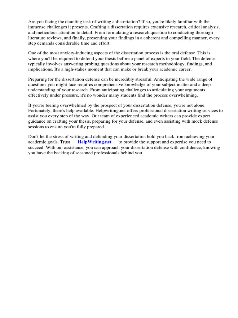 Dissertation Thesis Oral Defense Questions | PDF | Thesis | Doctor Of ... Dissertation Thesis Oral Defense Questions | PDF | Thesis | Doctor Of ...