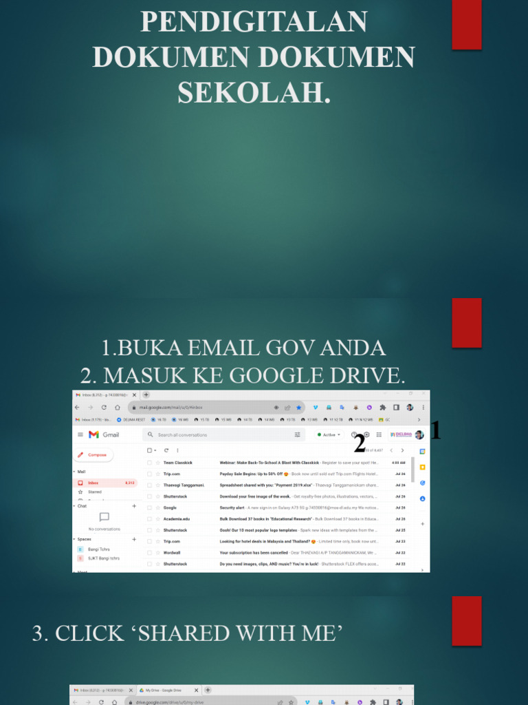 Pendigitalan Dokumen Dokumen Sekolah | PDF