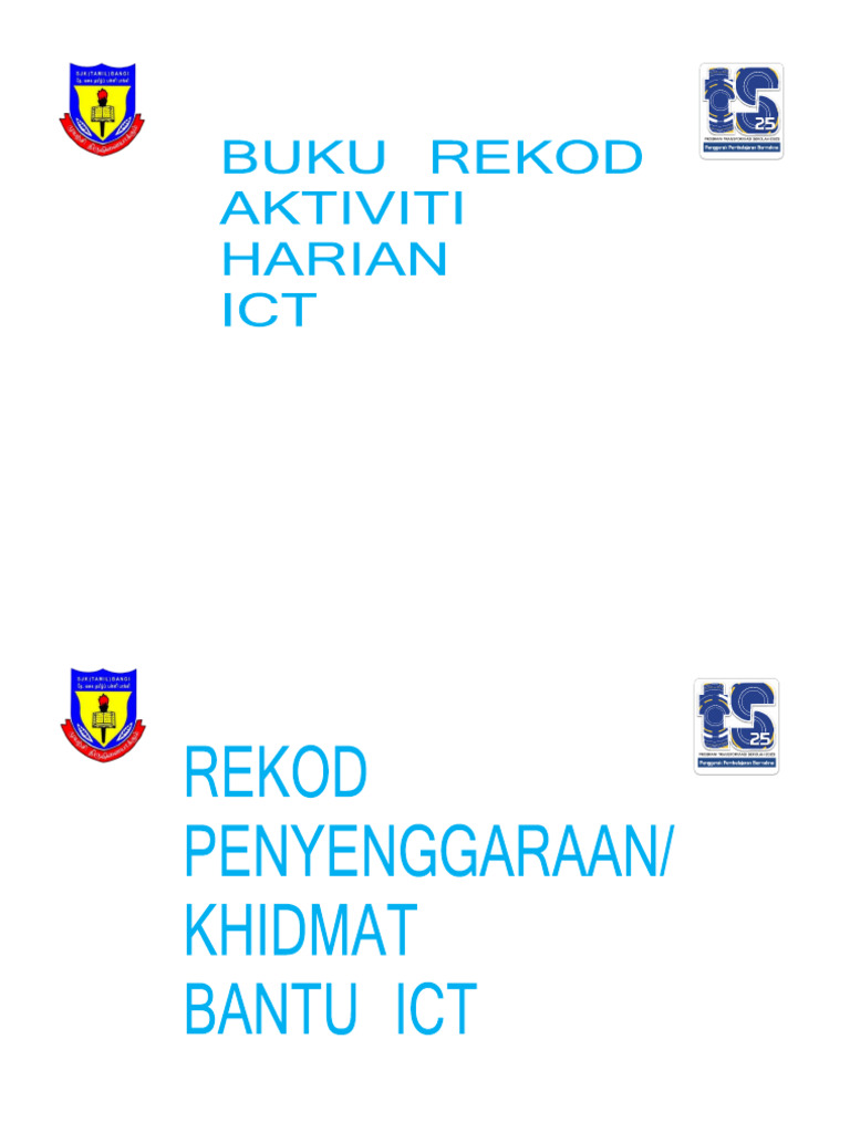 Buku Rekod Aktiviti Harian Ict | PDF