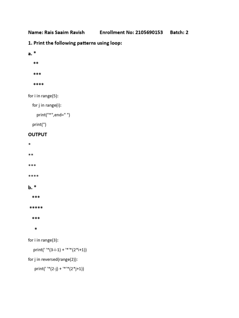 Python Programming Patterns and Tasks | PDF | Teaching Methods & Materials | Computers