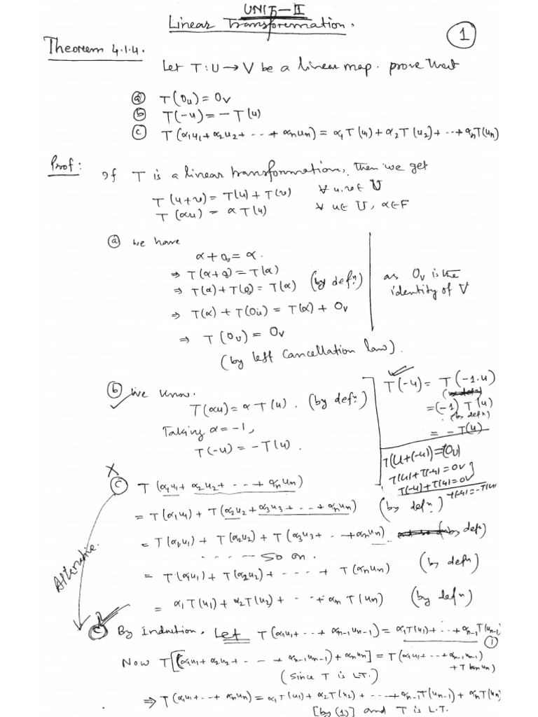 Unit 2 Linear Algebra Pdf