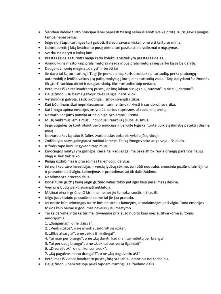 Cash Flow Quadrant | PDF