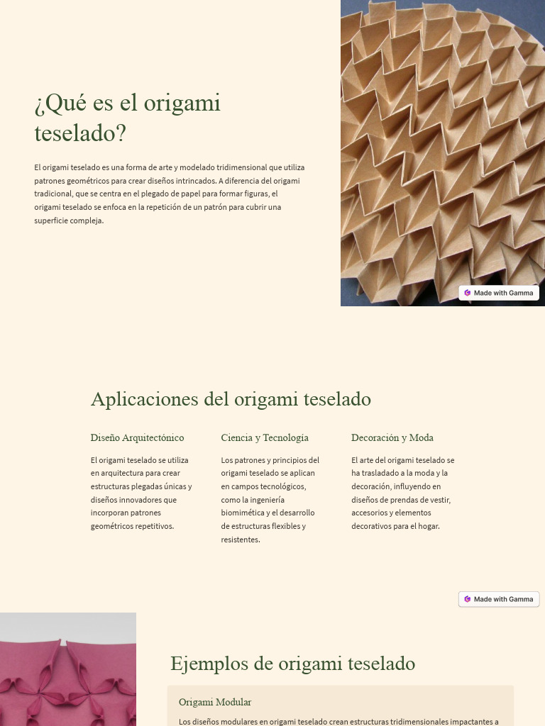 01que Es El Origami Teselado | PDF | Origami