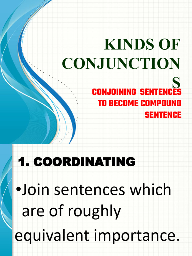 15 Kinds Of Conjunctions And Prepositions Download Free Pdf