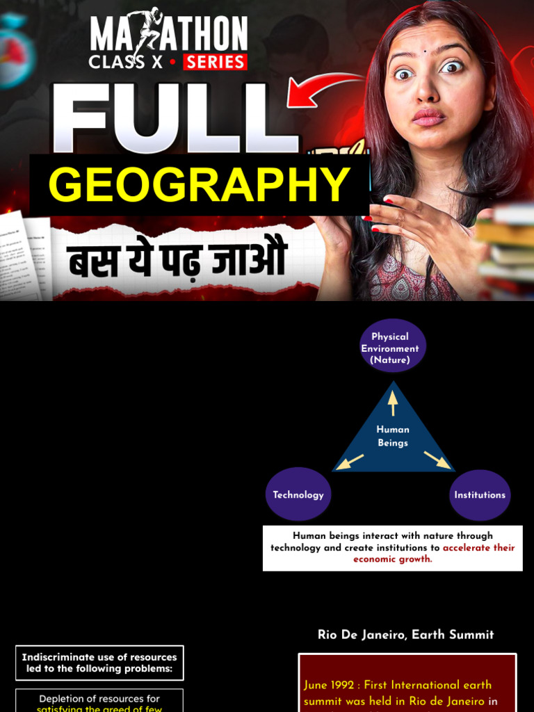 Full Geo Class 10 by Shubham Pathak | PDF | Rock (Geology) | Iron Ore