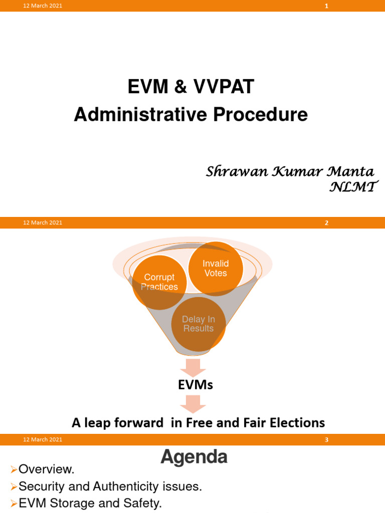 Evm - Vvpat Final Converted Compressed - 1 | PDF | Electronic Voting | Voting