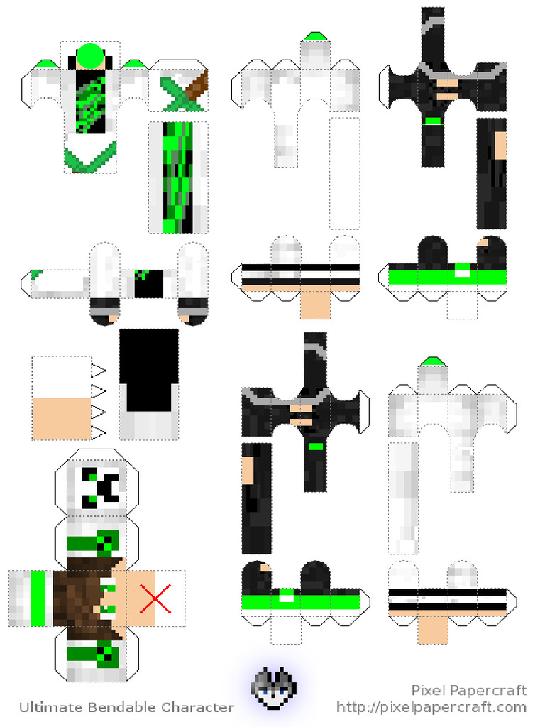 Minecraft Bendable Character | PDF