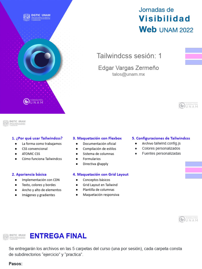 Taller TAILWIND | PDF | HTML | Diseño de página