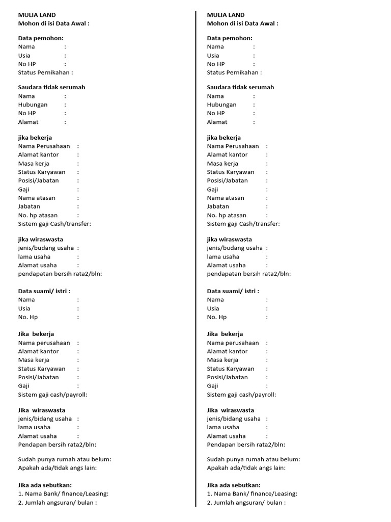 Uwoh Mulia Land | PDF | Bisnis