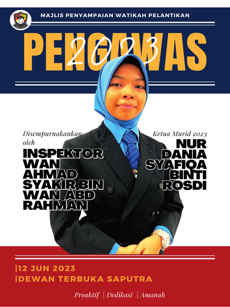 Buku Program Watikah Pelantikan Pengawas | PDF