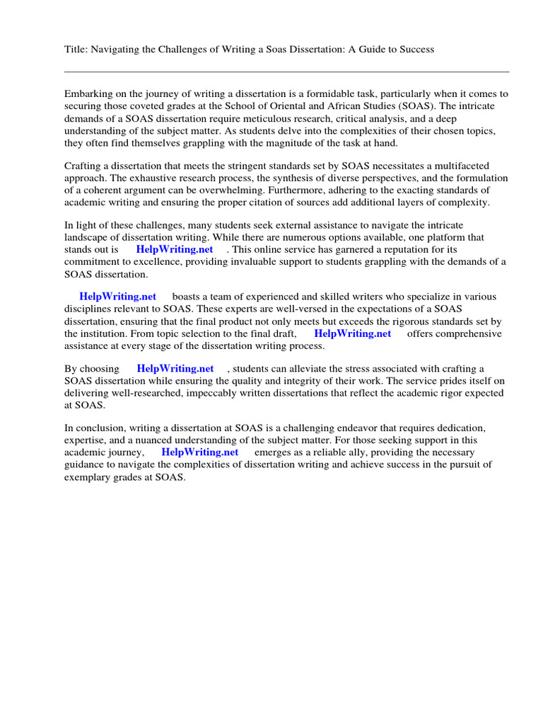 Soas Dissertation Grades | PDF | Thesis | Symphony