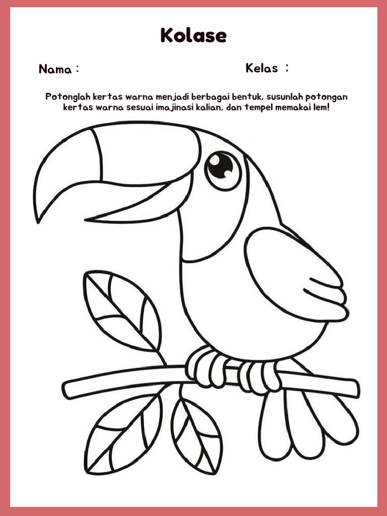 Lembar Kolase Kelas 2 | PDF