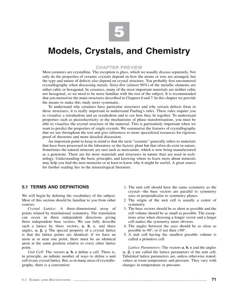 N4-Model Crystal Chemistry | PDF