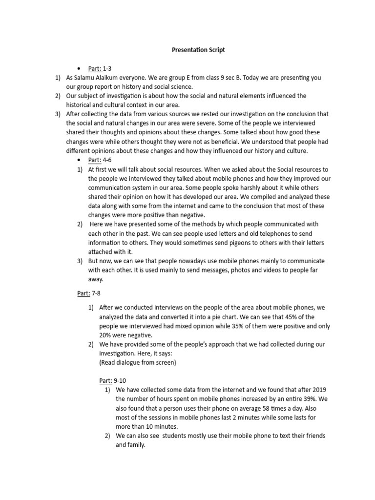 HSS Script | PDF | Telephone | Communication