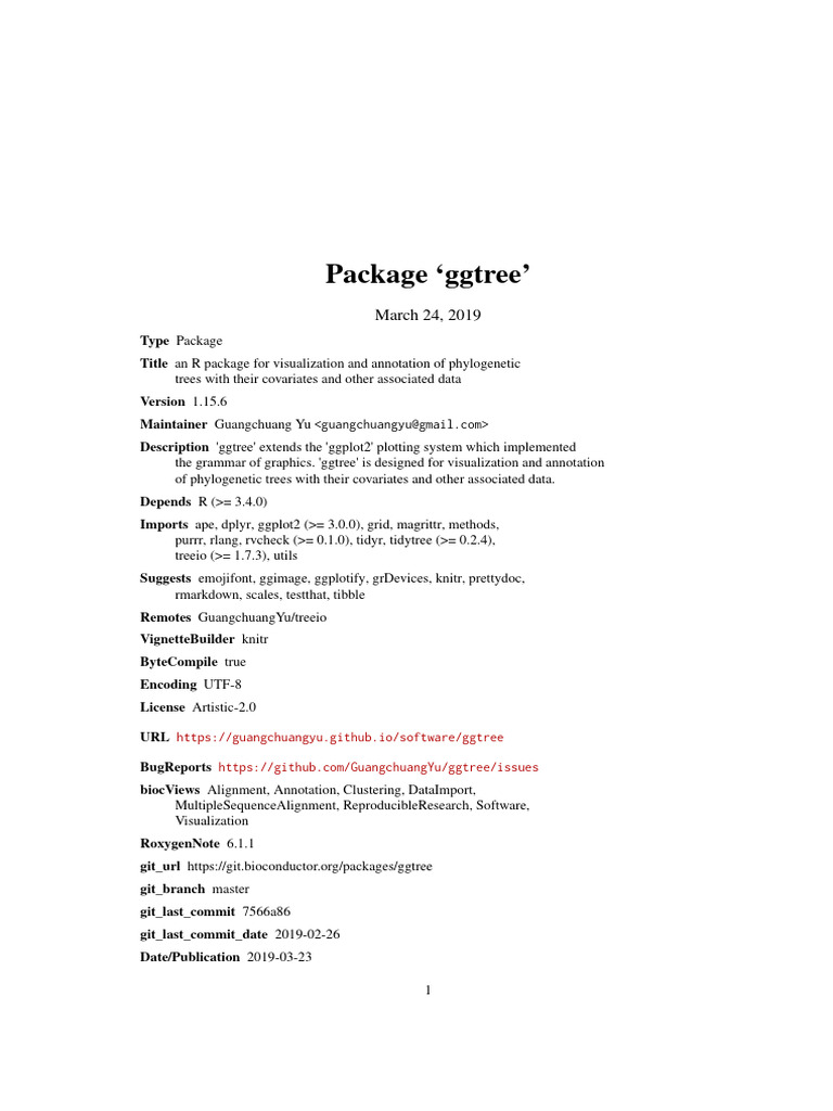 ggtree | PDF | Computing