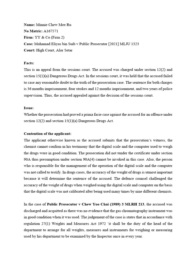 Tutorial - A167571 | PDF | Prosecutor | Criminal Procedure In South Africa