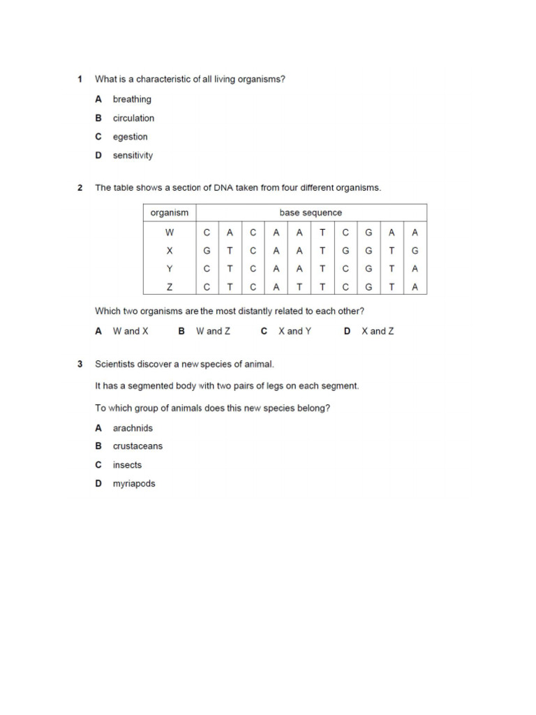 MCQ Paper For Practice | PDF