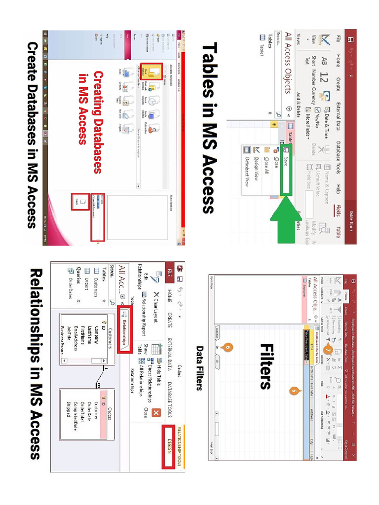 4th Unit MS Access Images | PDF