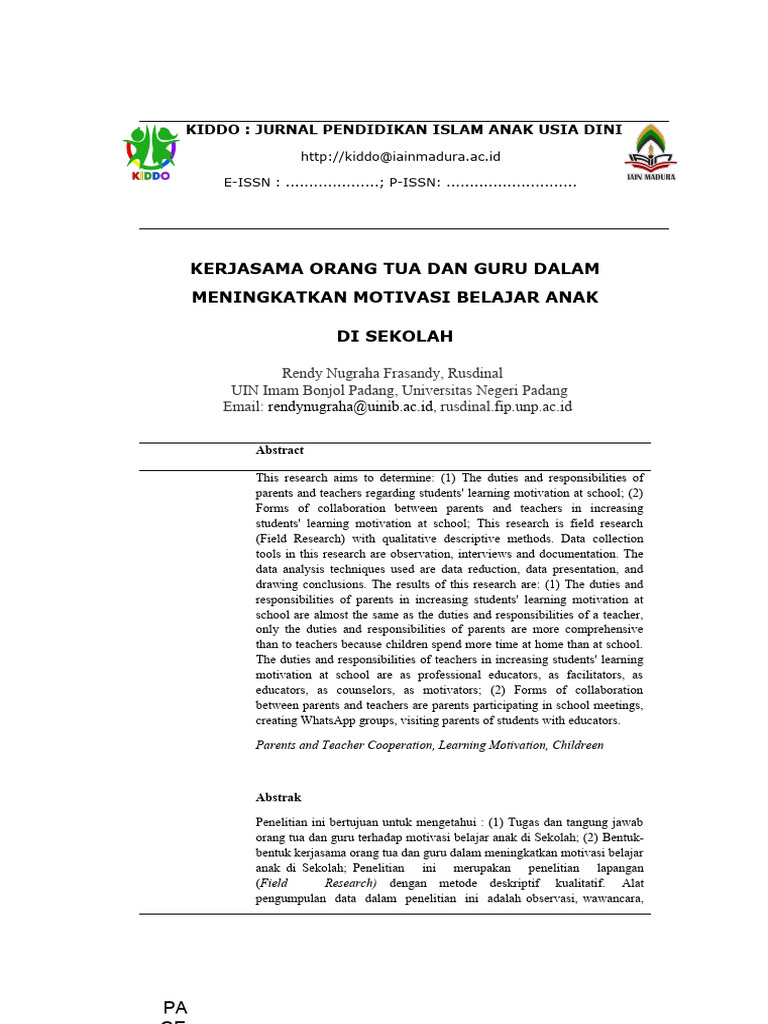 Template Jurnal Kiddo - Araksah I | PDF | Methodology | Empiricism