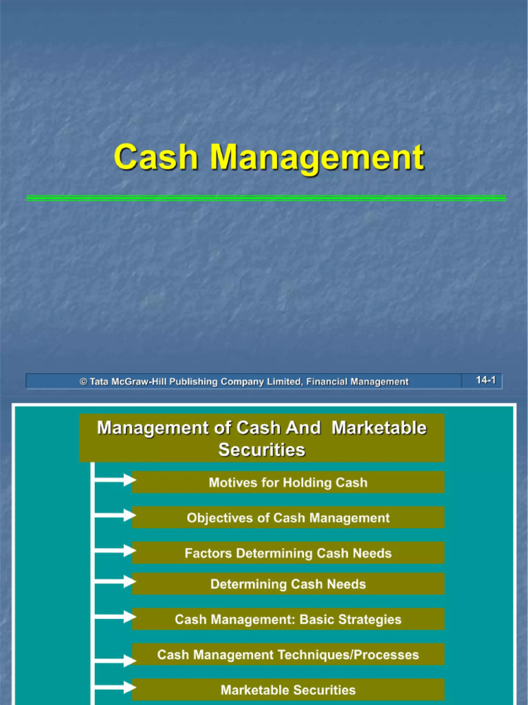 Cash Management | PDF