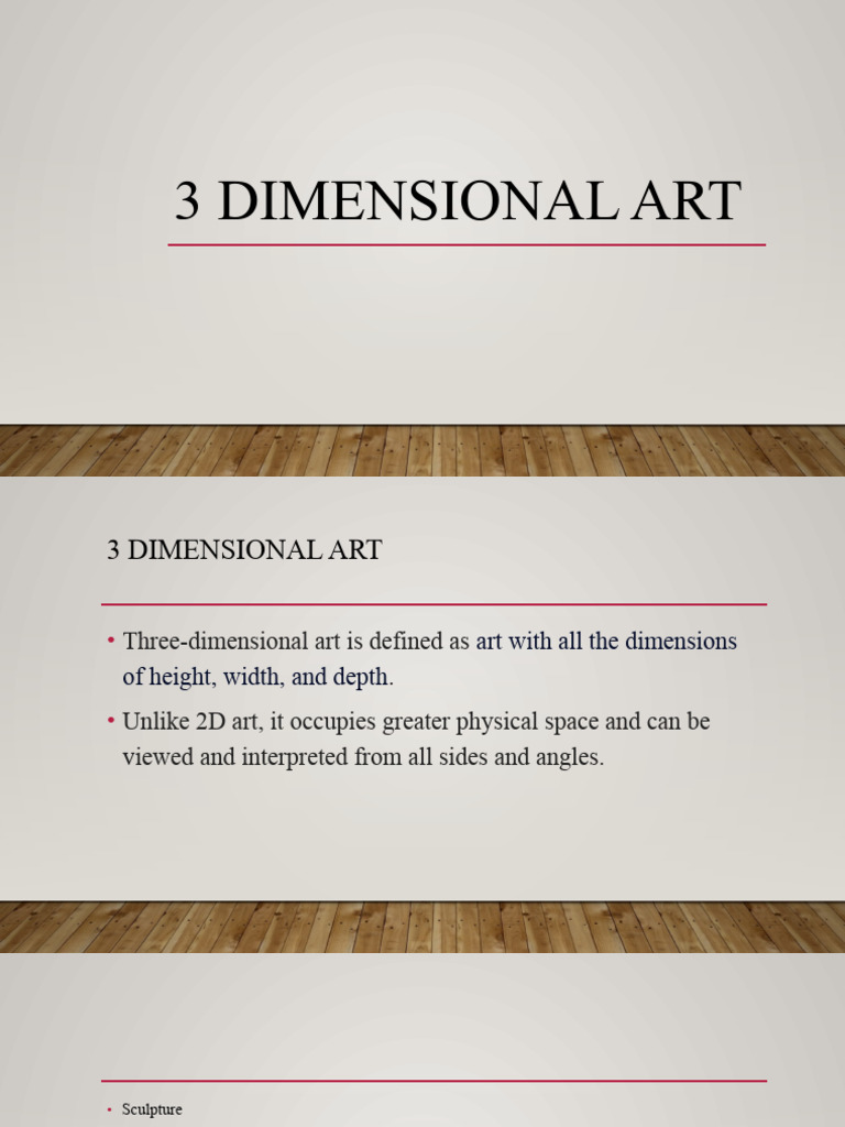 3 Dimensional Art | PDF | Home & Garden