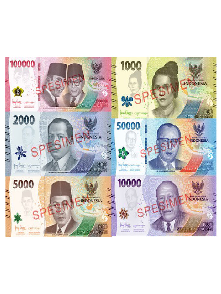 Contoh Uang Indonesia | PDF