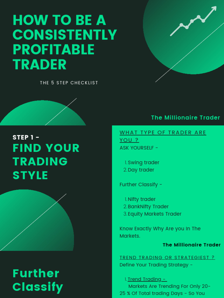 How To Be Consistently Profitable Trader - E-Book | PDF | Securities ...