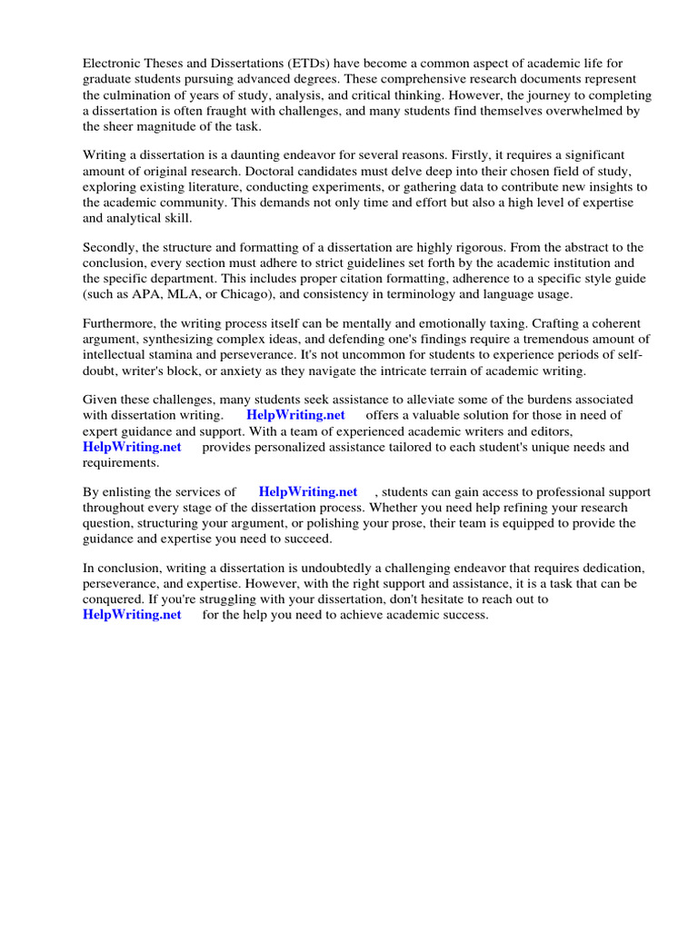 Dissertation Support for Grad Students | PDF | Thesis | Metadata