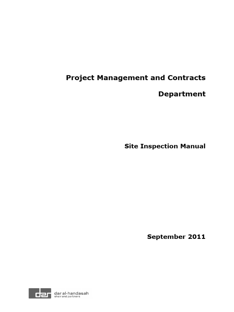 Site Inspection Manual | PDF | Concrete | Construction Aggregate