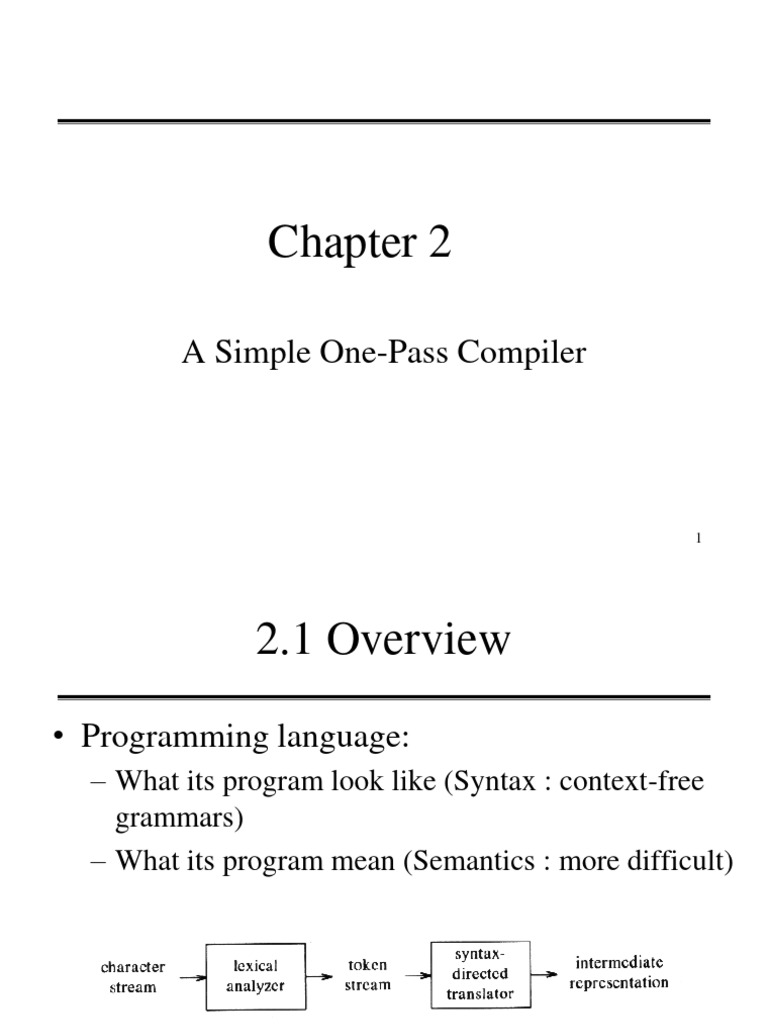 Compiler ch2 Part1 Edit | PDF | Language Mechanics | Cognitive Science